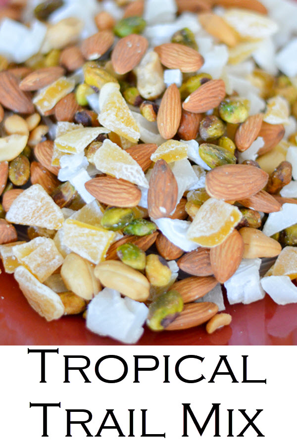Tropical Trail Mix w. Dried Mango + Coconut | Luci's Morsels