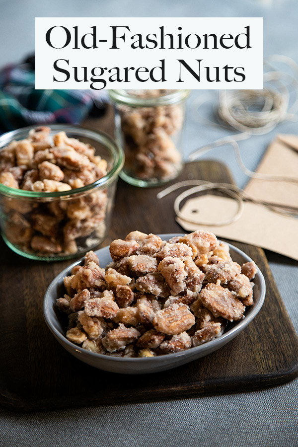 Old-Fashioned Sugared Nuts {stove top w. sour cream}