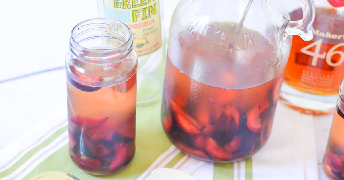 Plum Pinot Grigio Sangria