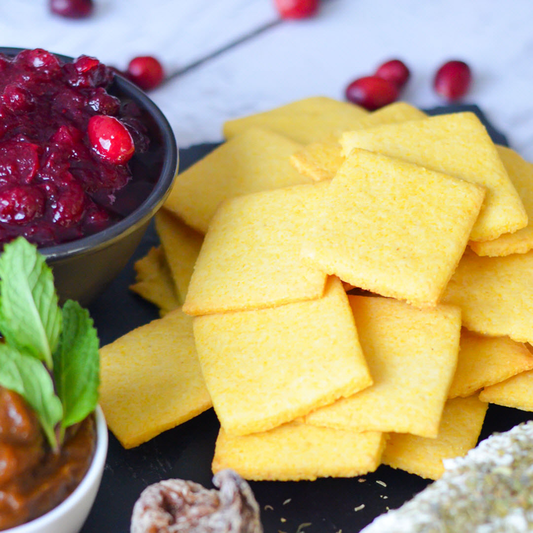 Homemade Cornbread Crackers & Appetizer Ideas