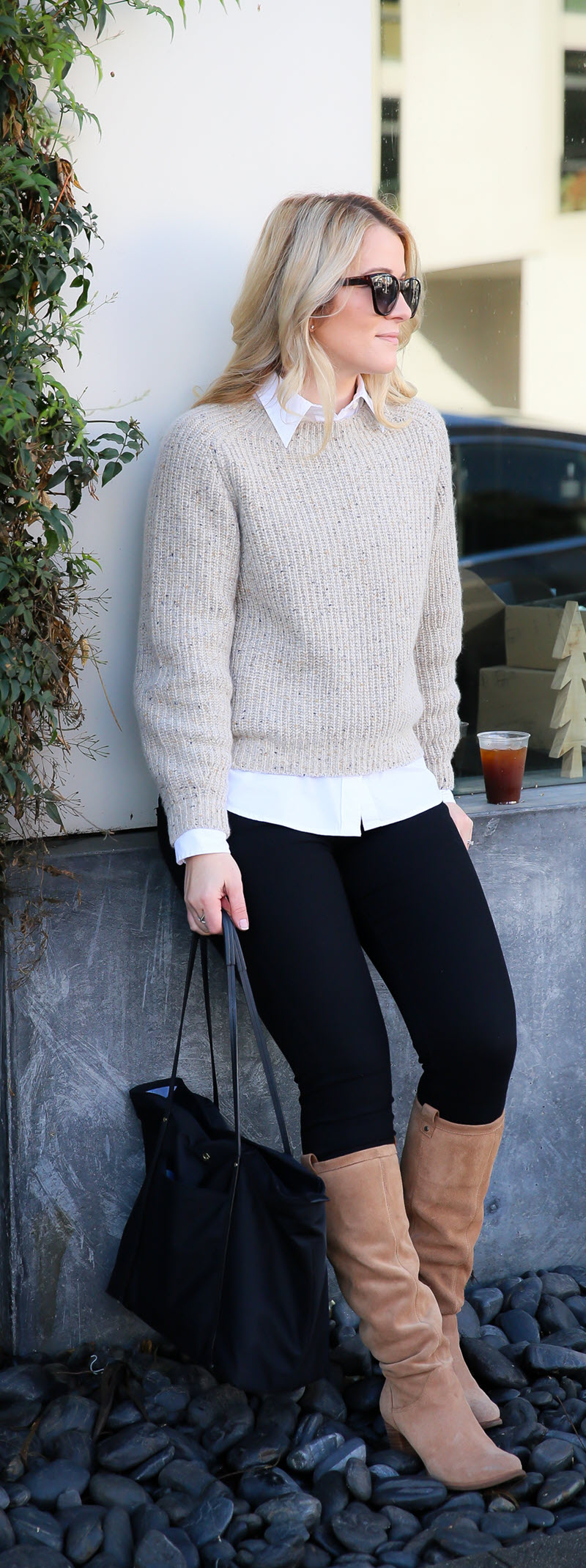 Layered Sweater Outfit - Fall Outfit Ideas
