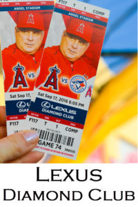 Lexus Diamond Club at Angel Stadium | The View + The Food