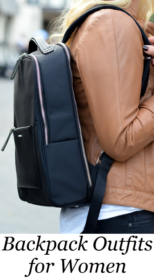 5 Backpack Outfits for Stylish Women on the Go