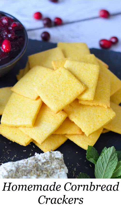 Homemade Cornbread Crackers & Appetizer Ideas