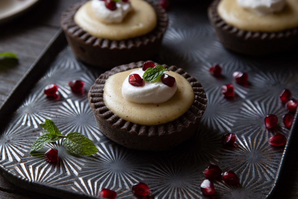 Mini Christmas Tarts w. Spiced Custard | Luci's Morsels