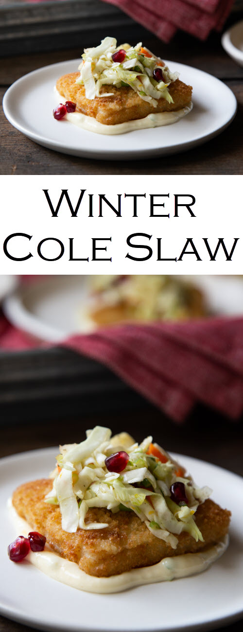 Fish Starter & Winter Slaw {Christmas Appetizer} | Luci's Morsels