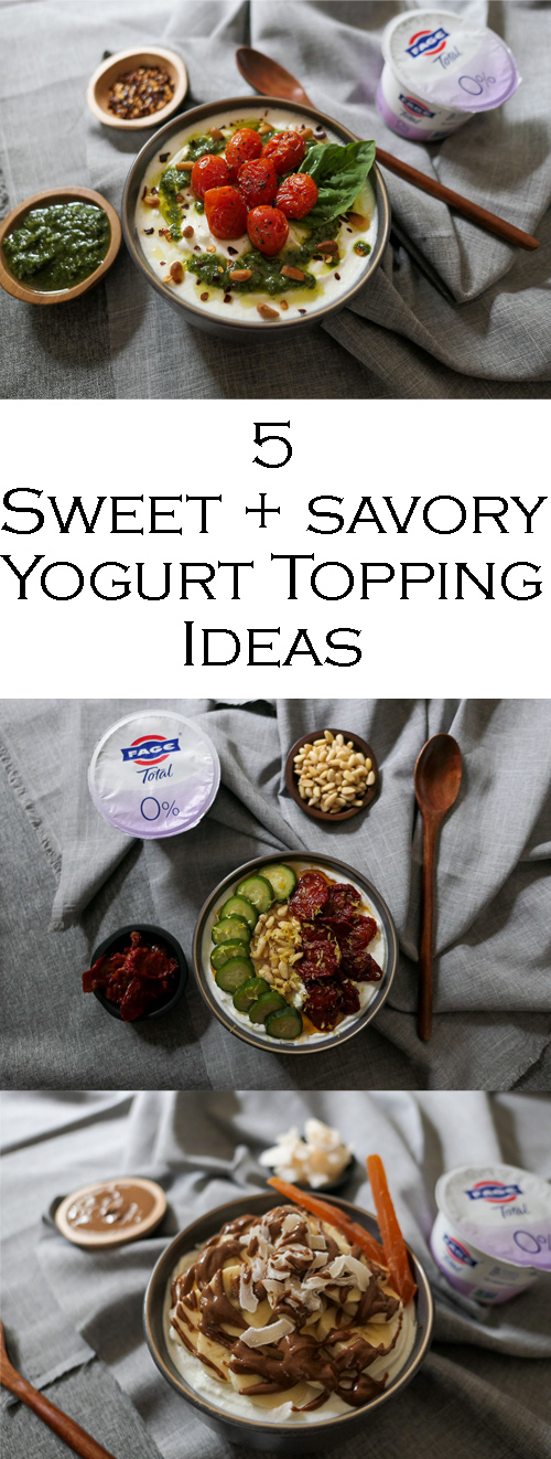 Sweet + Savory Greek Yogurt Topping Ideas | Luci's Morsels