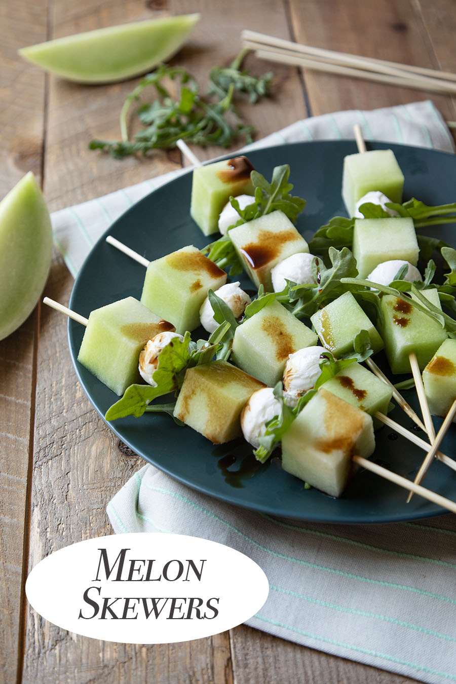 Honeydew Melon Appetizer Skewers | Luci's Morsels