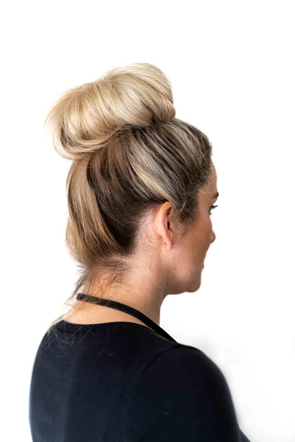 Sock Bun Tutorial w. Step-by-Step Photos | Luci's Morsels