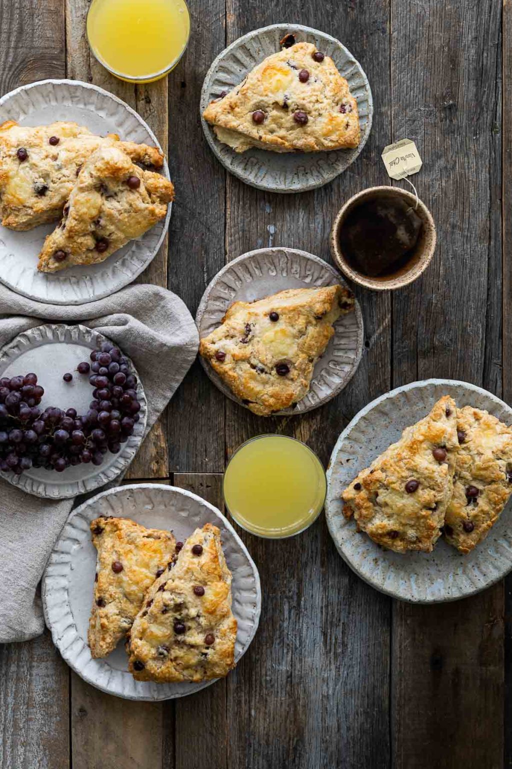 Champagne Grape Recipe for Brie Scones | Luci's Morsels