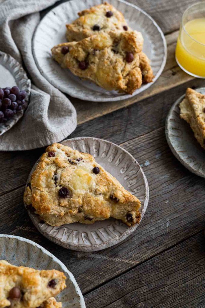 Champagne Grape Recipe for Brie Scones | Luci's Morsels
